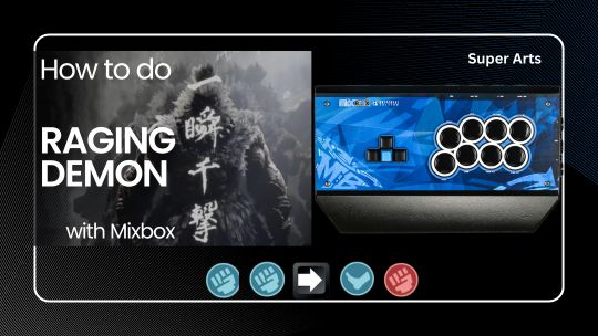 How to do Akuma Raging Demon in Street Fighter 6 with mixbox / WASD Ke ...